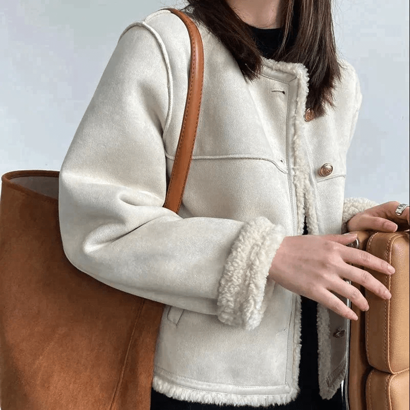 Lily | Luxurious suede jacket – Grunio